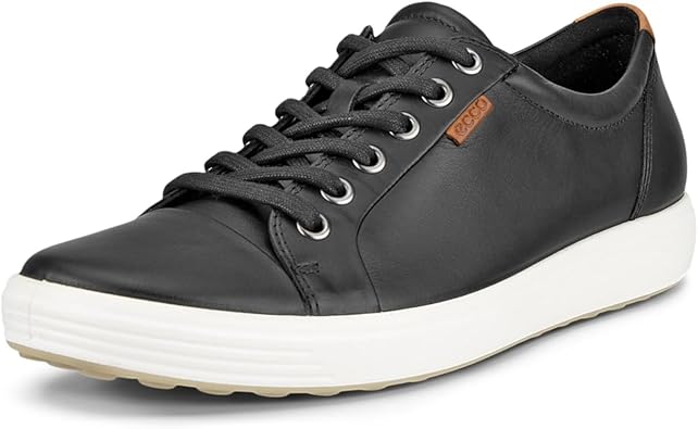Amazon.com | ECCO Women's Soft 7 Sneaker, Black, 4-4.5 | Fashion Sneakers