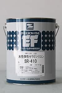 Amazon.co.jp: 水性弾性セラミシリコン艶有 （SR-410） 4Kg : DIY・工具・ガーデン