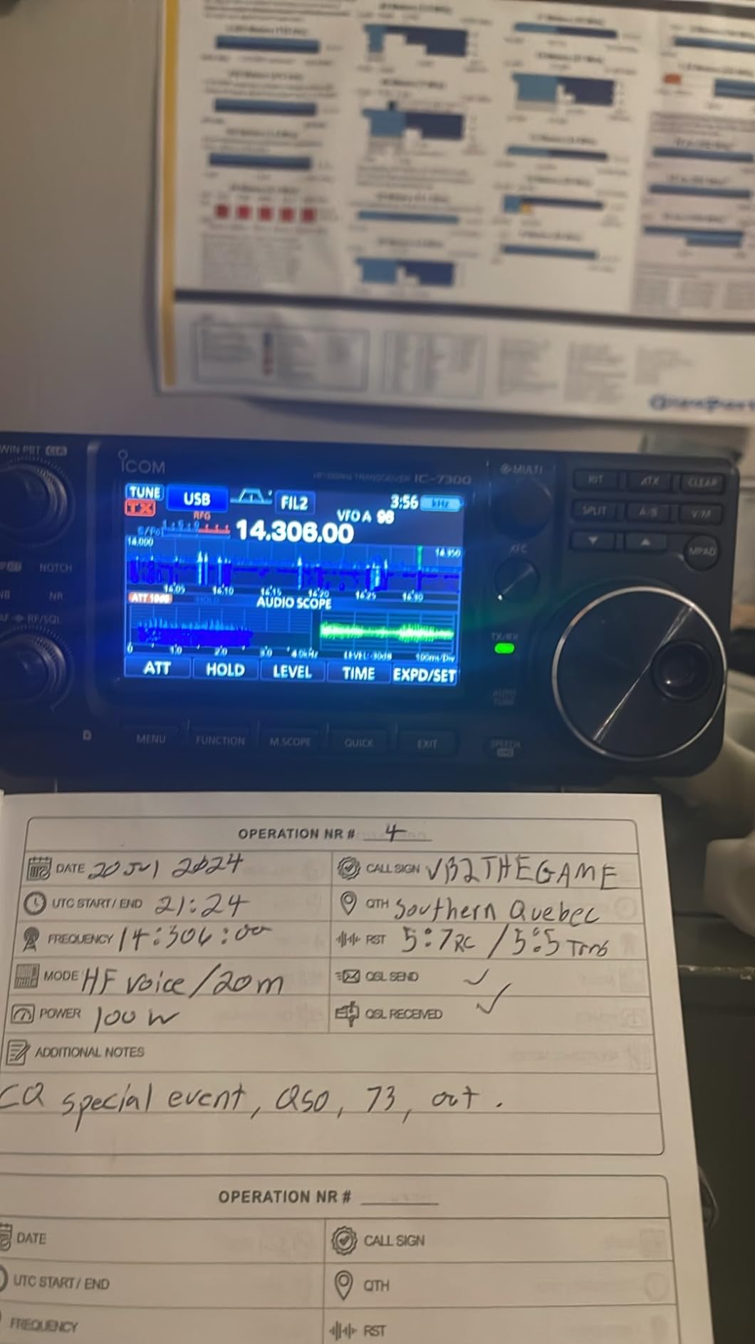 $39/mo - Finance ICOM 7300 02 Direct Sampling Shortwave Radio Black ...