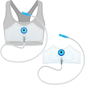 Maxcheck 2 Pcs Bra Flask Pouch for Women Portable 25 oz Concealable Bra ...