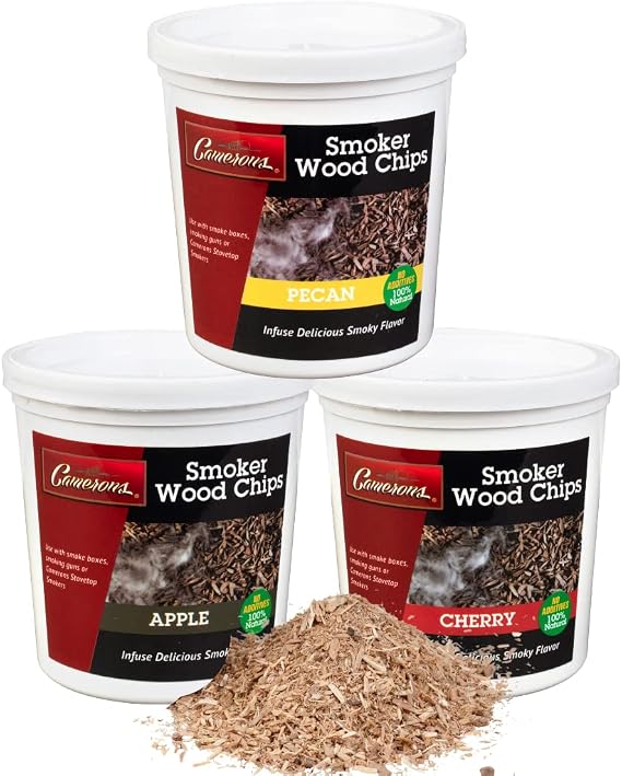 Amazon.com : Camerons All Natural Extra Fine BBQ Wood Chips, 3 Pack ...
