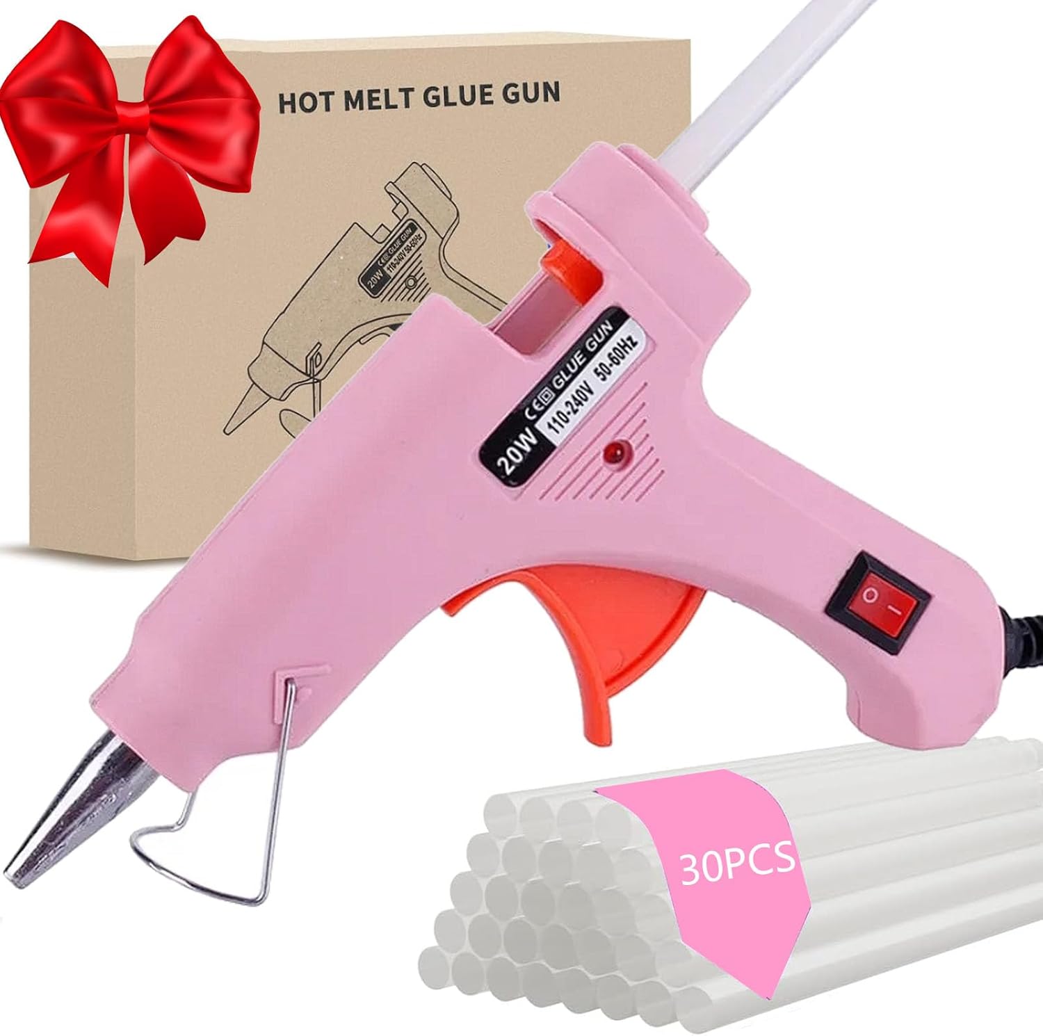 Amazon.com: GoLashFun Small Hot Melt Glue Gun Kit with 30PCS Glue ...