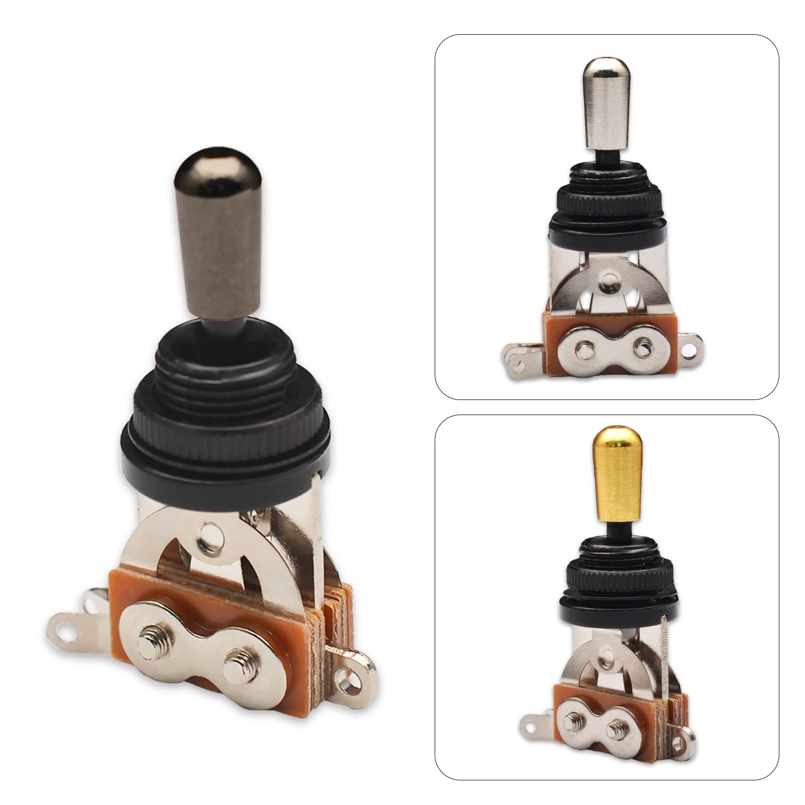 Snapklik.com : MAXCHEER Metal 3 Way Guitar Pickup Switch Selector ...