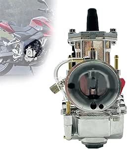 FLYIFE Carburateur De Moto Pwk 24 26 28 30 32 34mm, Alimentation en Carburant pour H&Onda 75 ...
