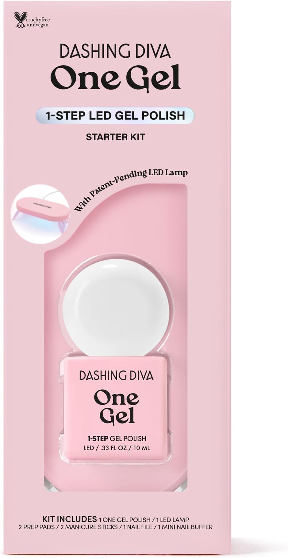 Amazon.com: Dashing Diva One Gel Color Starter Kit - Daikon - 3-in-1 ...