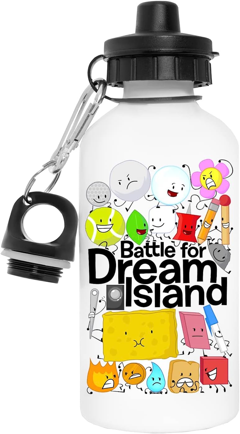 Bfdi Poster Reusable White Aluminium Water Bottle Reusable White Water ...