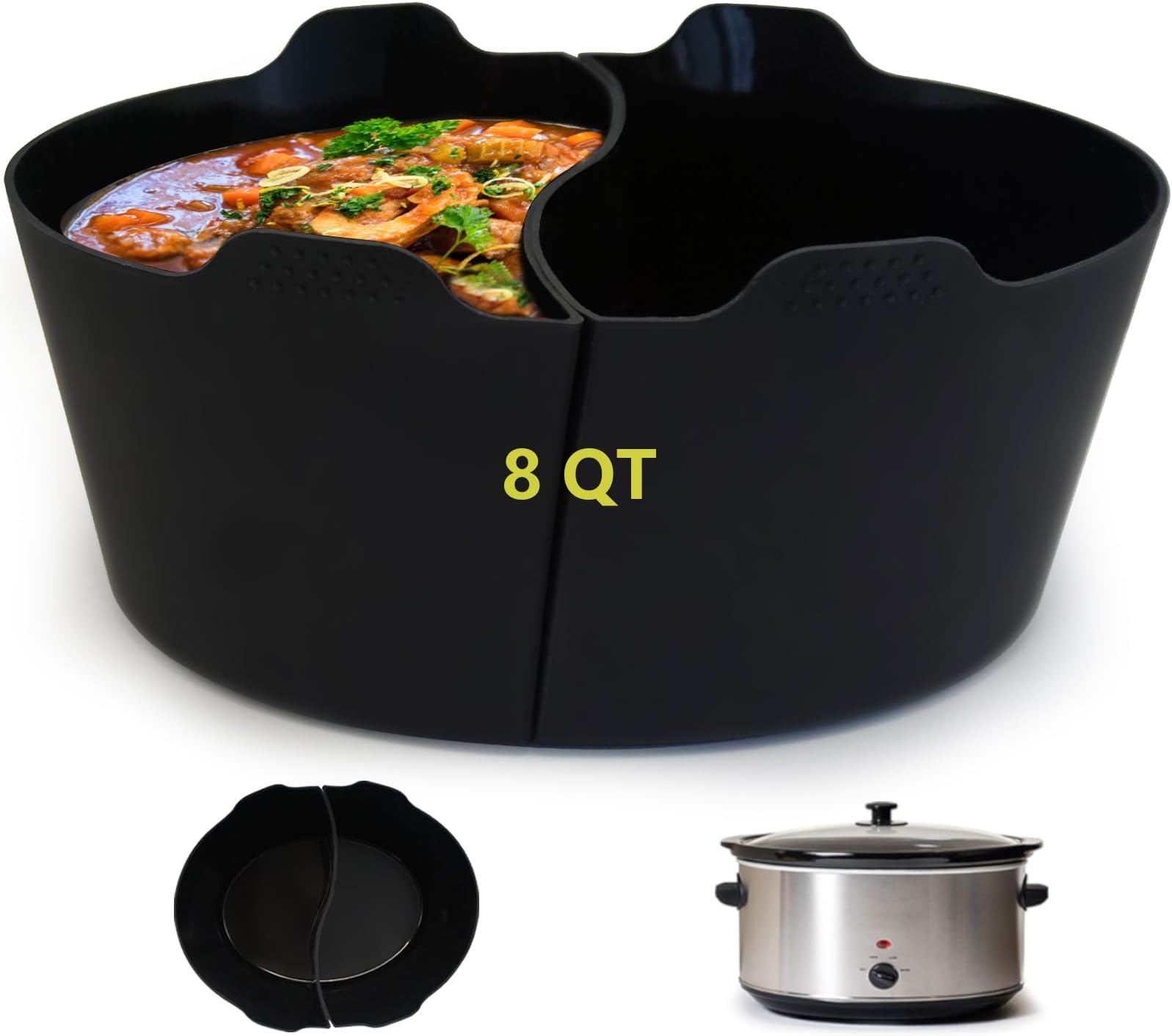 Amazon.com: Slow Cooker Liners, Silicone Slow Cooker Liner Slow Cooker ...