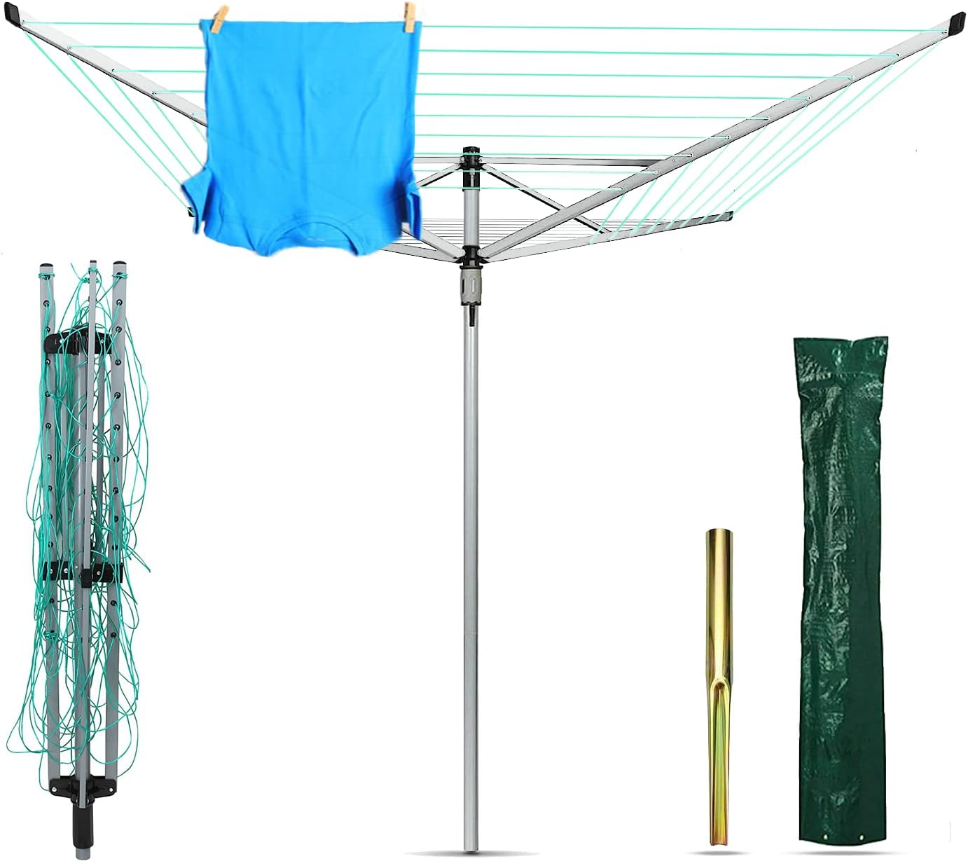 PaMeer Rotary Washing Line 50m , Heavy Duty Rotary Washing Lines ...