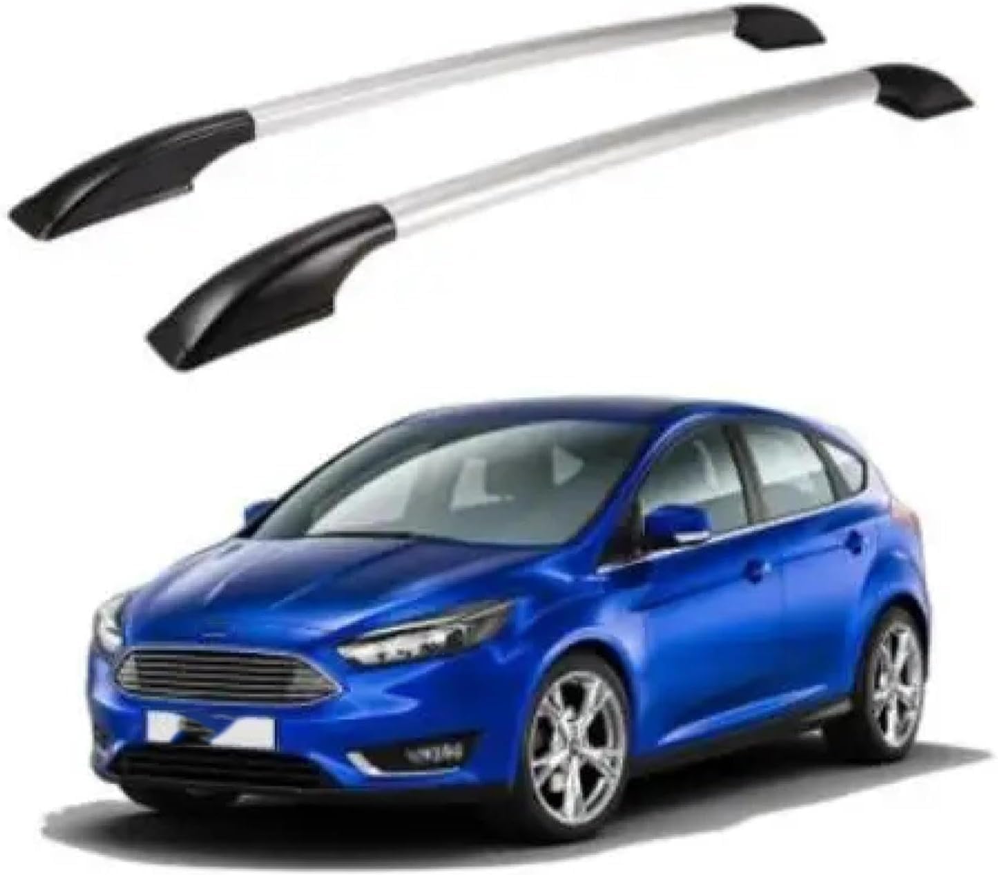 LUlude 2Pcs Car Roof Longitudinal Rod Luggage Rack for Ford Fiesta ...