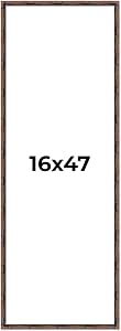 Amazon.com - 16x47 Frame Brown Bamboo with Dark Coffee/Walnut Finish ...