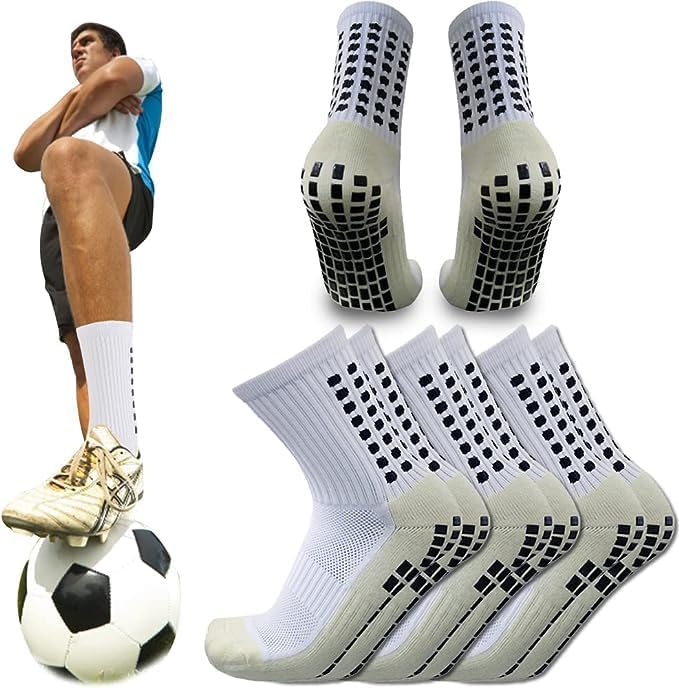 3 Pares Calcetas Deportivas para Hombre, Calcetas Antiderrapantes ...