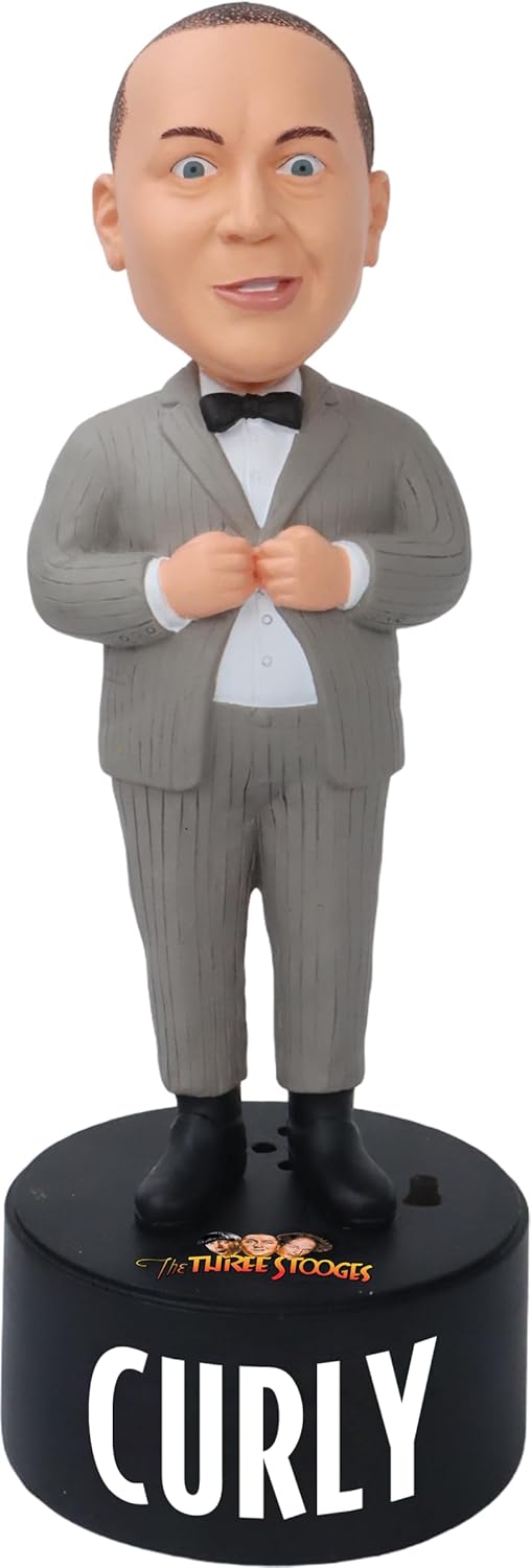 Amazon.com: Curly The Three Stooges Talking Bobblehead : Toys & Games