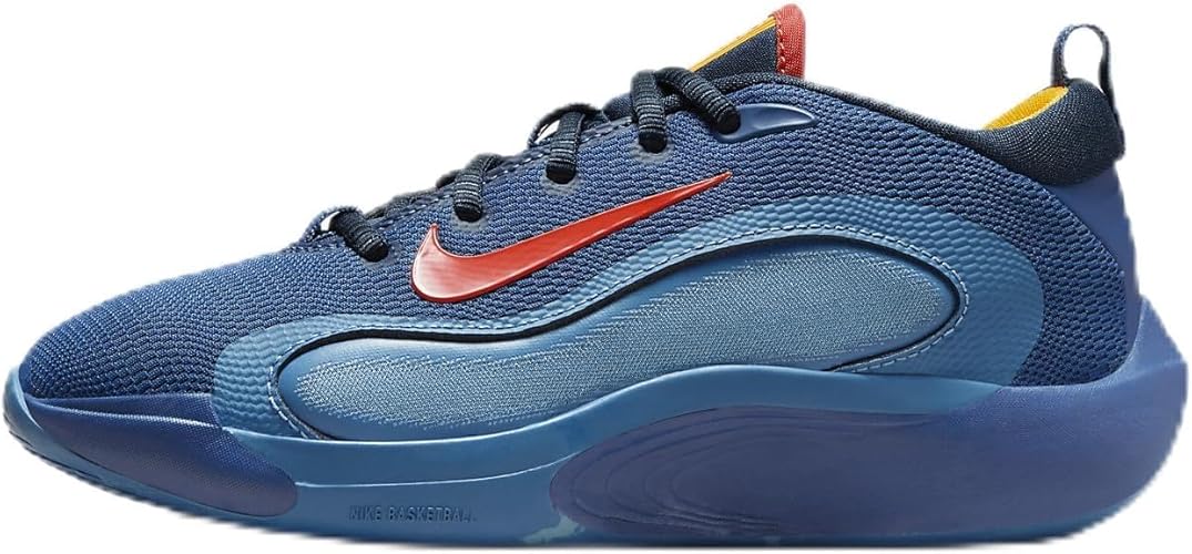 Amazon.com | Nike IsoFly Big Kids' Basketball Shoes (FN4384-400, Mystic ...
