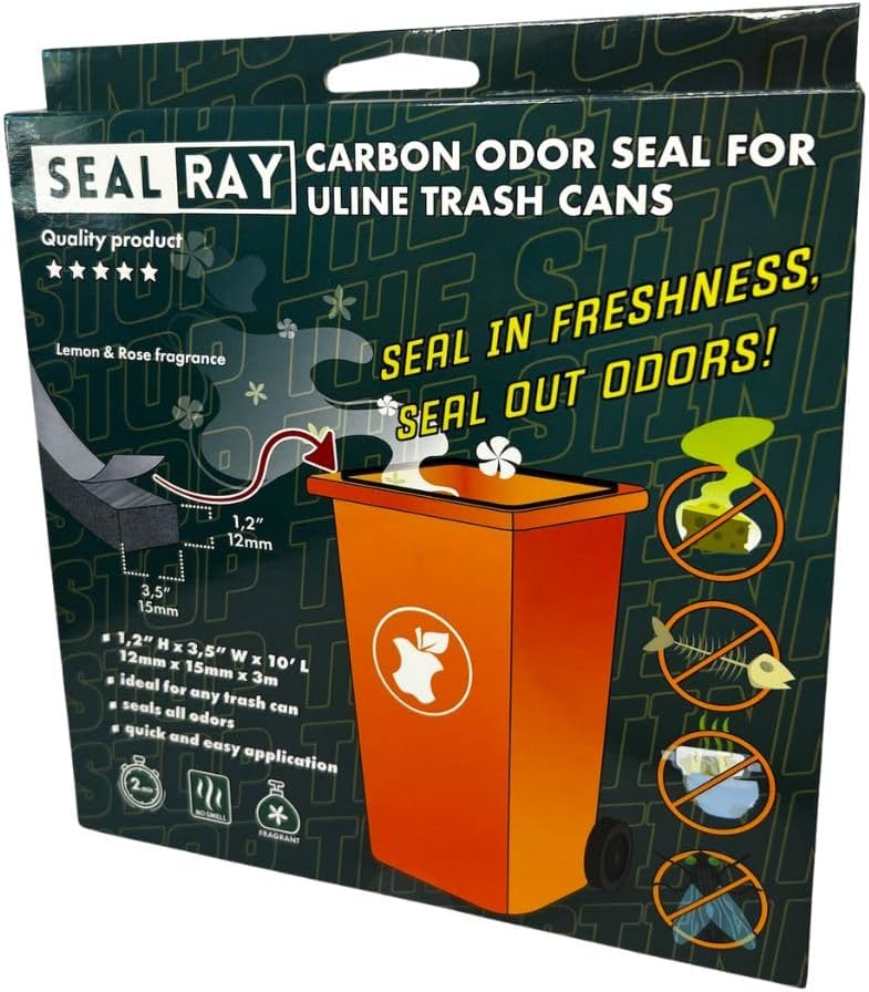 Amazon.com: SealRay Carbon Seal for Outdoor Trash Can - Odor ...