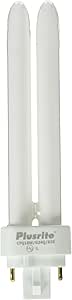 Plusrite 4030 - CFQ18W/G24q/827-18 Watt CFL Light Bulb - Compact Fluorescent - 4 Pin G24q-2 Base ...