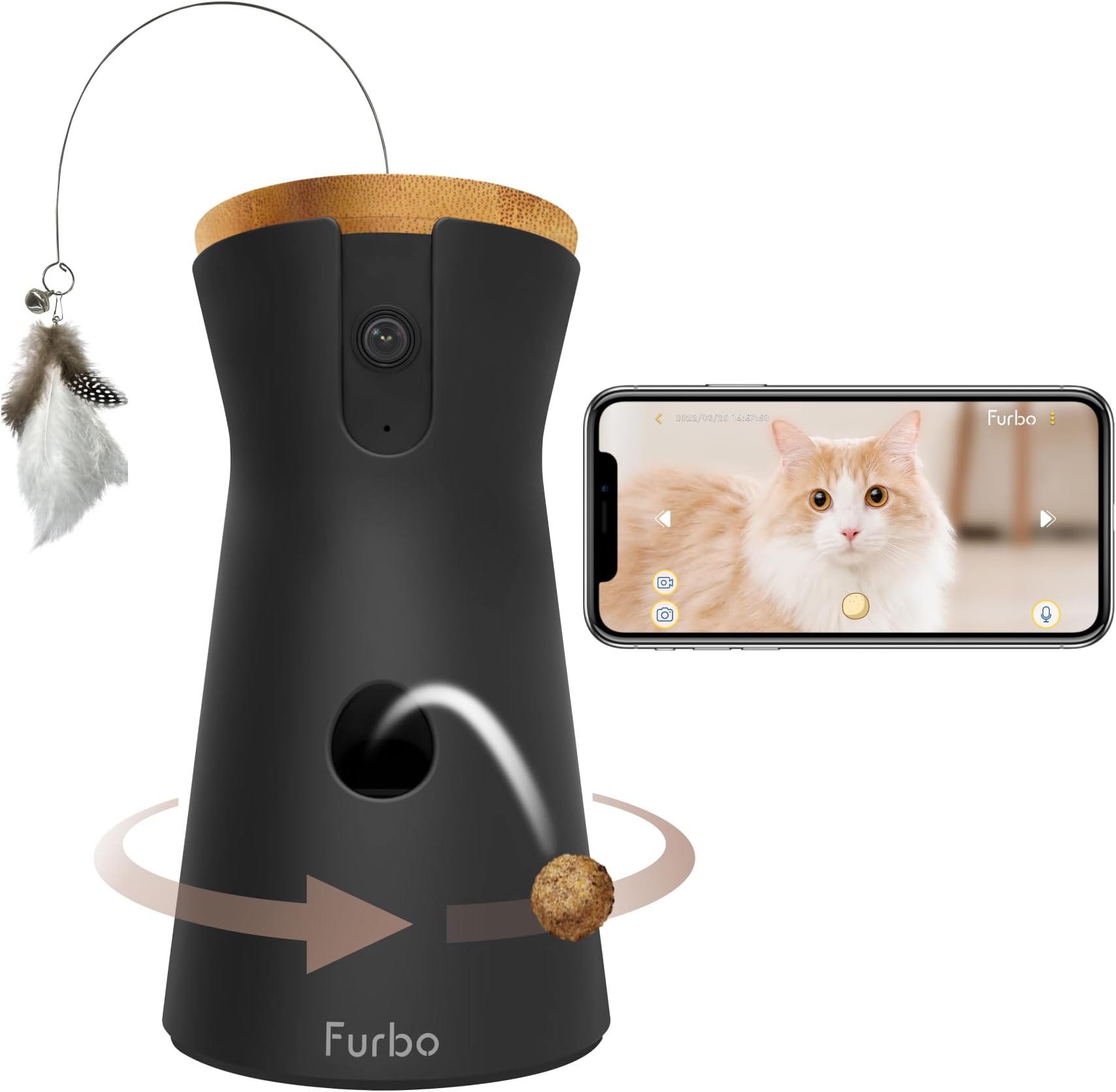 Amazon.com: Furbo Mini New Pet Camera: Home Security Camera with ...
