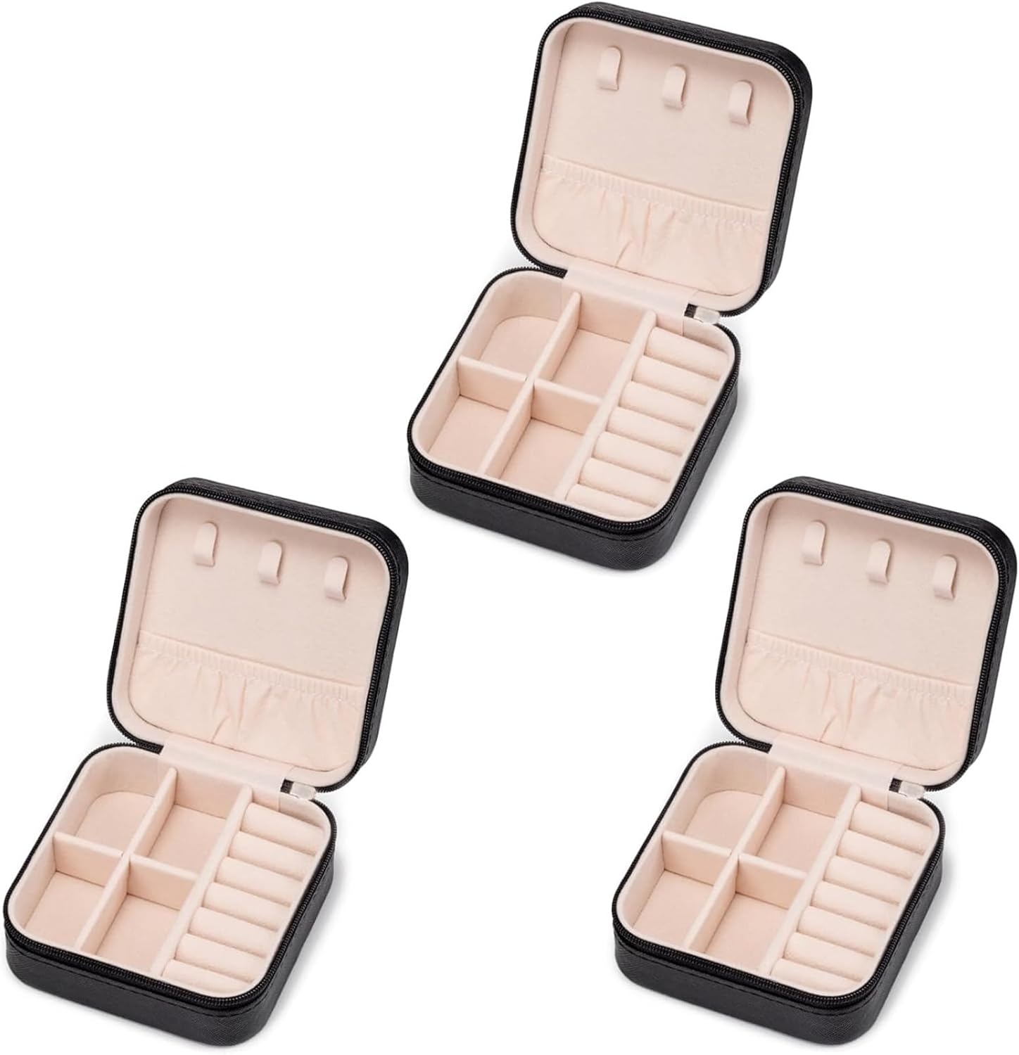 PU Leather Mini Jewelry Case, Travel Jewelry Box, Small Jewelry ...