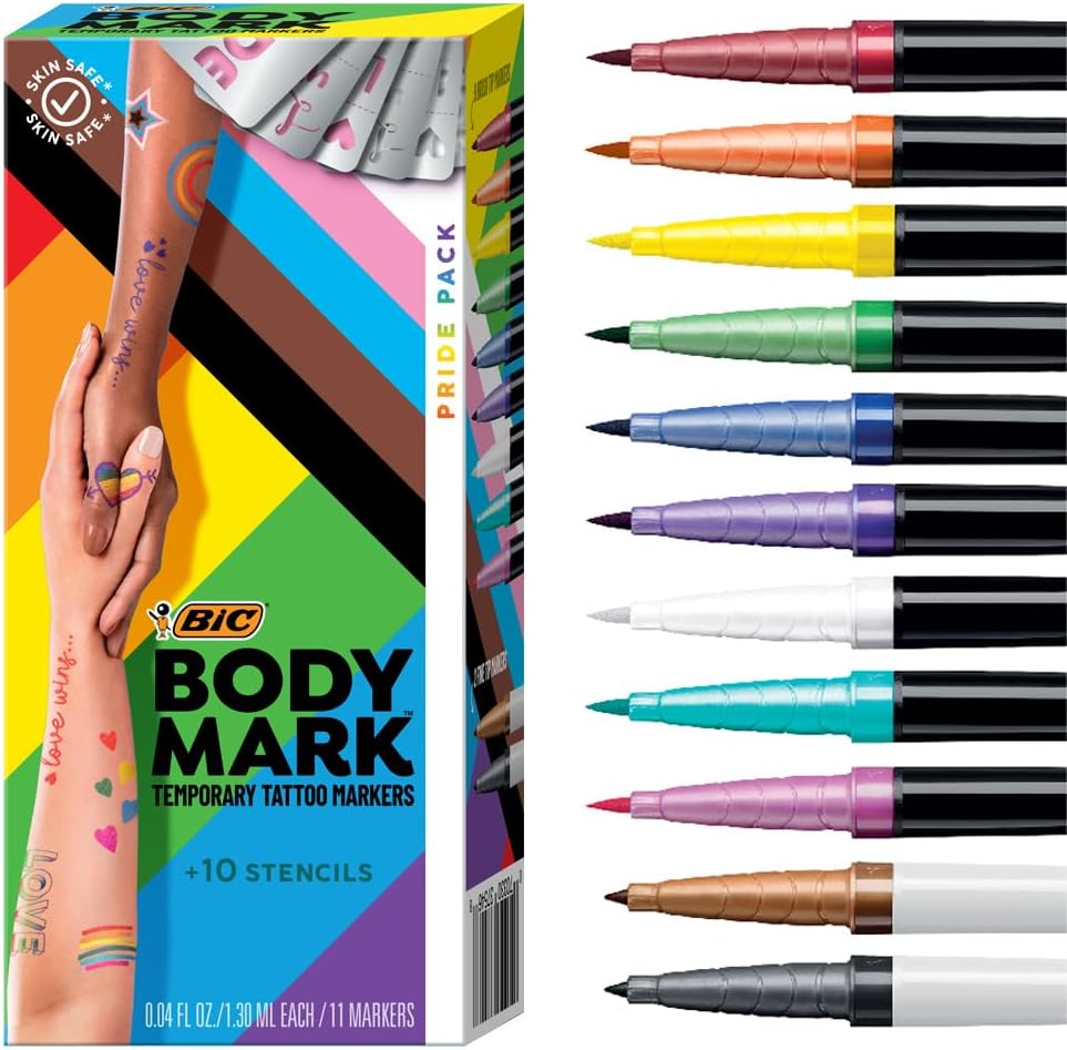 Amazon.com: Vanli's Temporary Tattoo Markers - Stocking Stuffers For ...