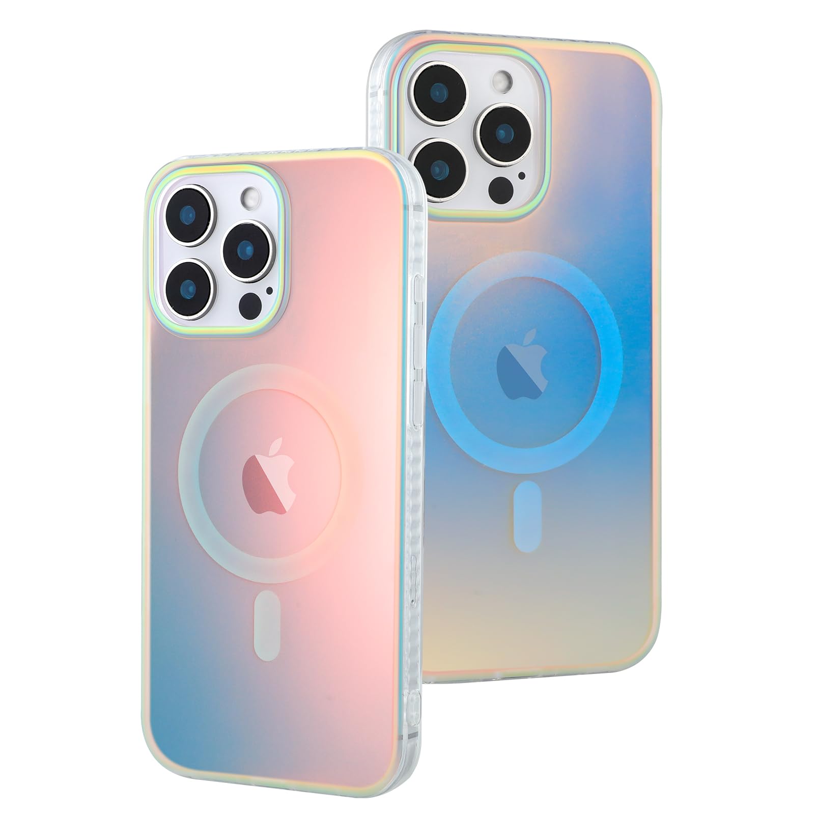 Amazon.com: AIGOMARA Magnetic for iPhone 16 Pro Case [Compatible with Magsafe] [Fluorescent ...