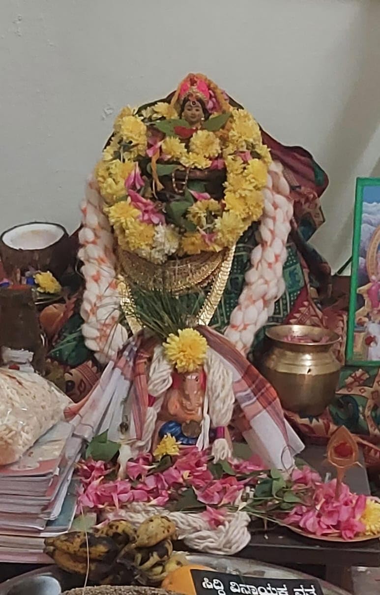 Buy Puja N Pujari Eco Friendly Clay Gowri Idol for Ganesh Chaturthi Mud ...