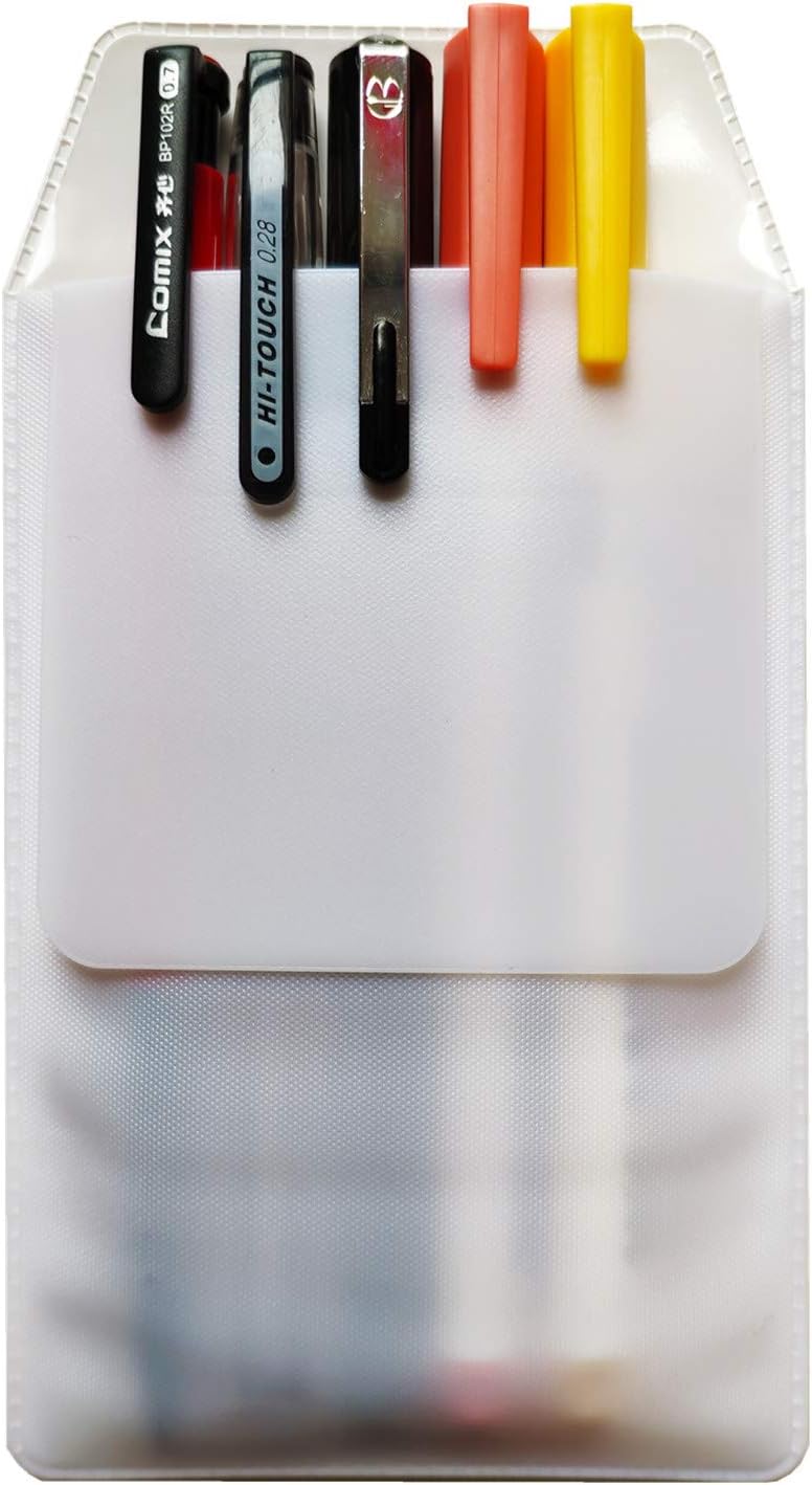 Amazon.com: YOUOWO Pocket Protectors 6 Pack Heavy Duty Pocket Protector ...