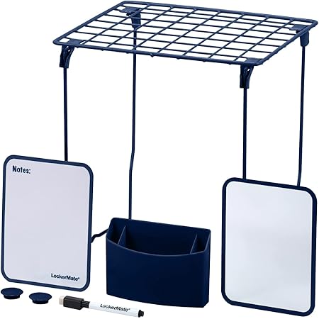 Amazon.com : LockerMate 7-Piece Locker Kit, Wire Stac-A-Shelf, Dry ...