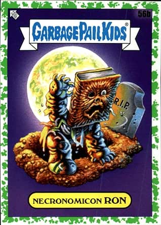 2022 Topps Garbage Pail Kids Book Worms Booger Green #56B Necronomicon ...