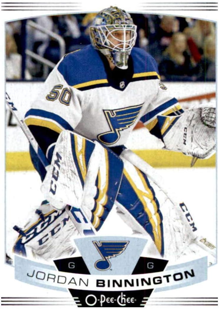 Amazon.com: 2019-20 O-Pee-Chee #43 Jordan Binnington St. Louis Blues ...