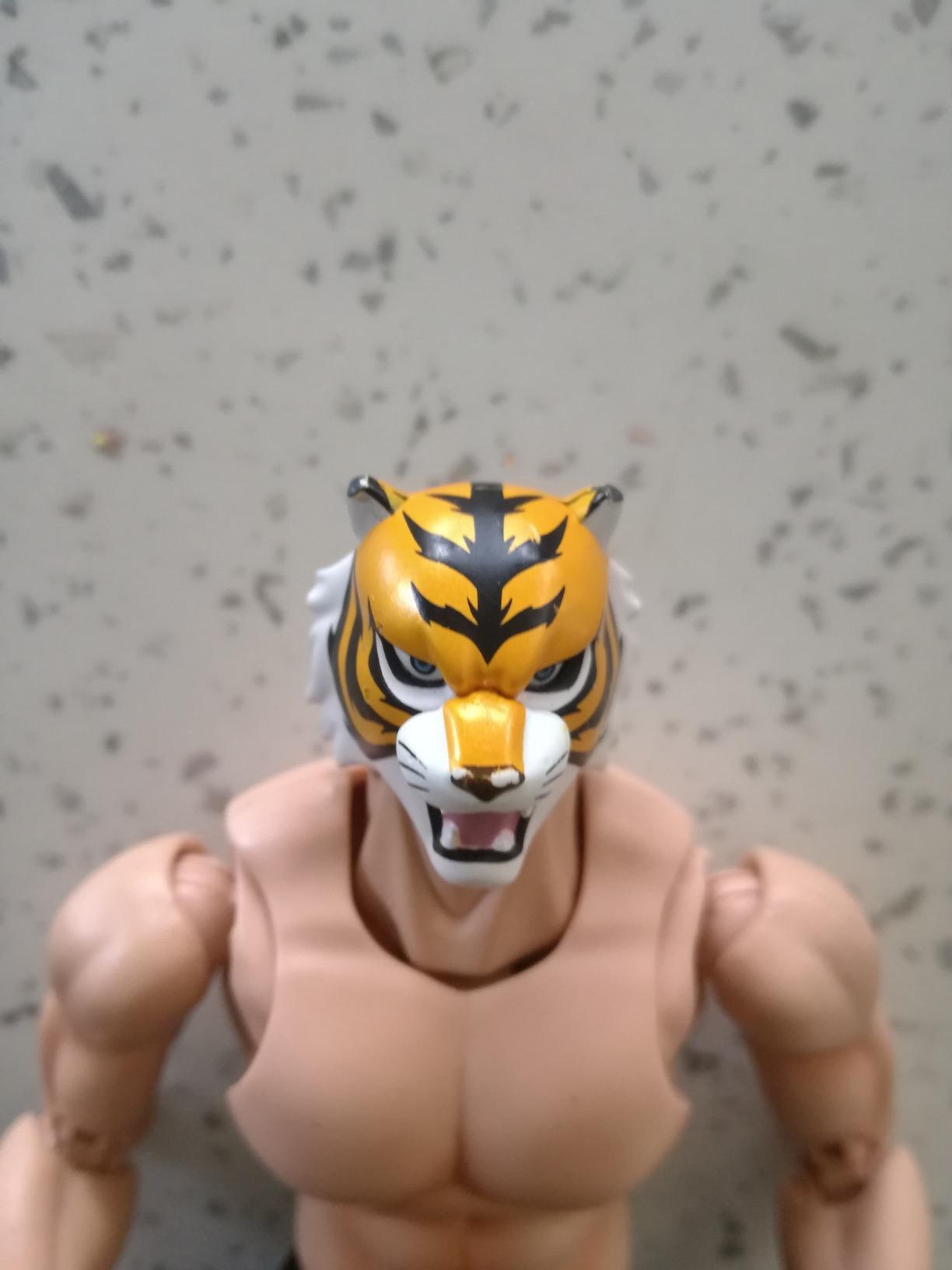 Bandai- Other License Tiger Man 55389-Tiger Sh Figuarts Mask, 18 cm ...