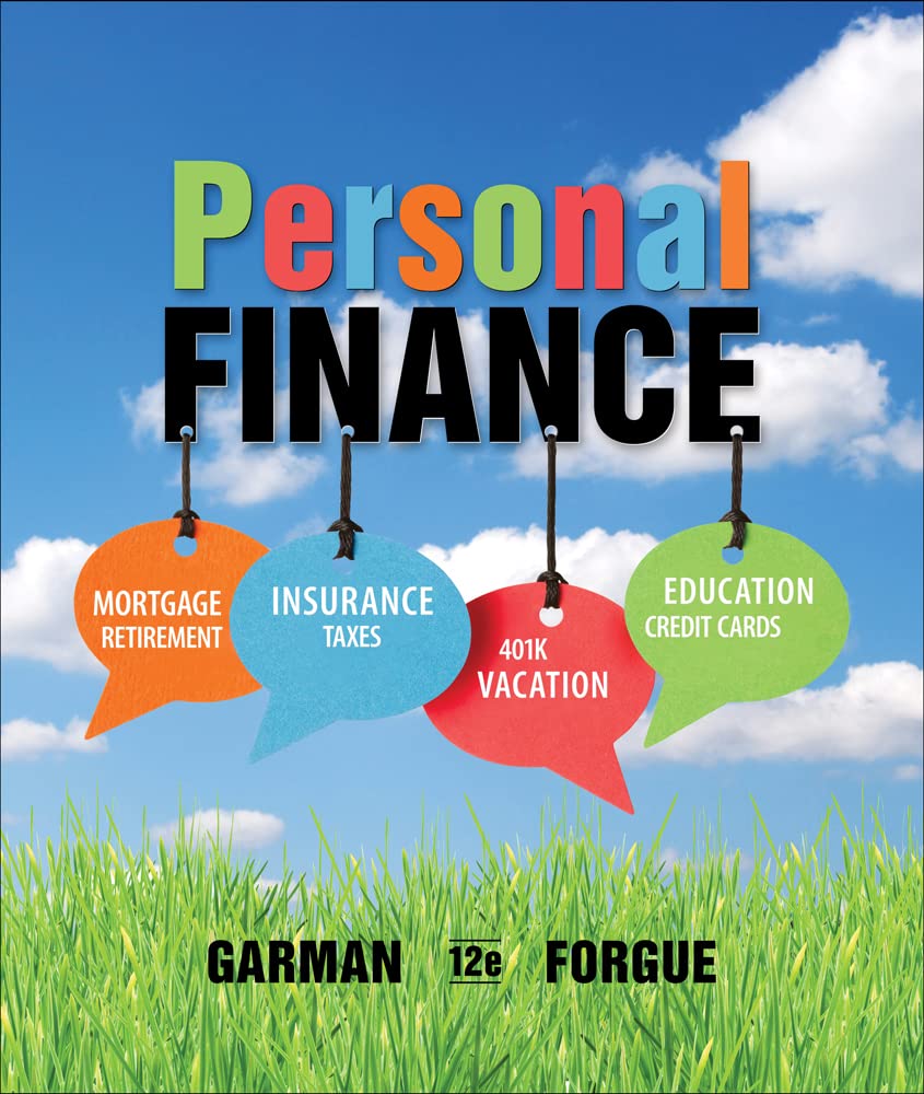 Amazon.com: Personal Finance: 9781133595830: Garman, E. Thomas, Forgue ...