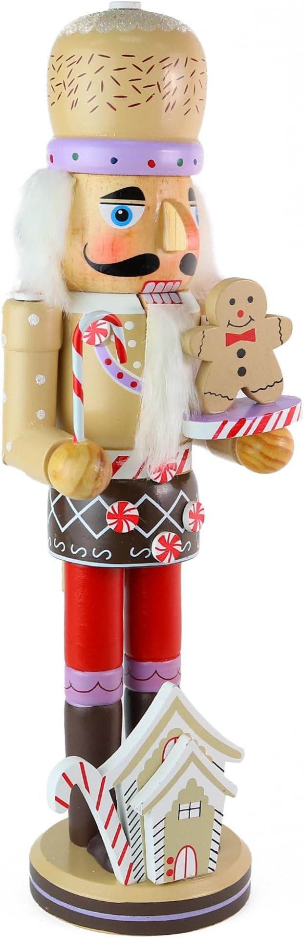 Amazon.com: Northlight 14" Beige and Red Gingerbread Chef Christmas ...
