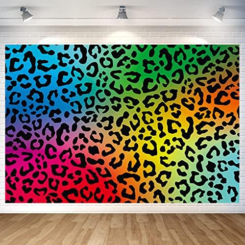 Amazon.com : 7x5ft Colorful Leopard Print Backdrop Wild Animal Cheetah ...