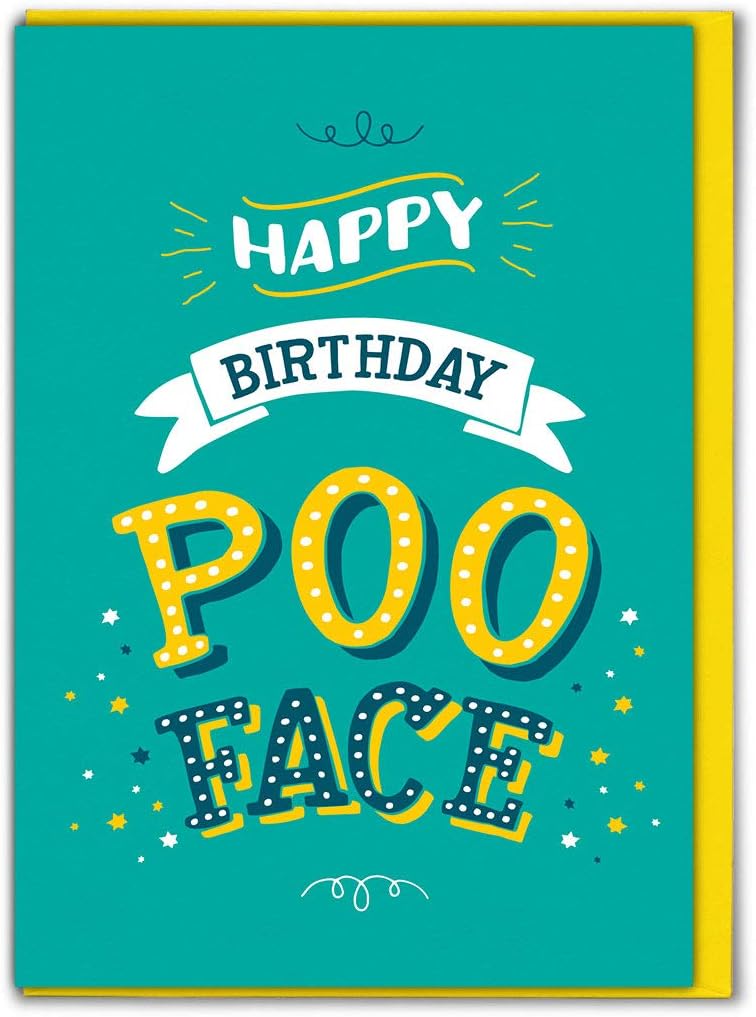 Rude Brother Birthday Card | Funny Cheeky Humorous Joke | 'B is for' by ...