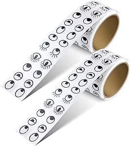 Amazon.com: 2000 Pieces Eye Stickers Labels, 2 PCS Googly Eyes Self ...