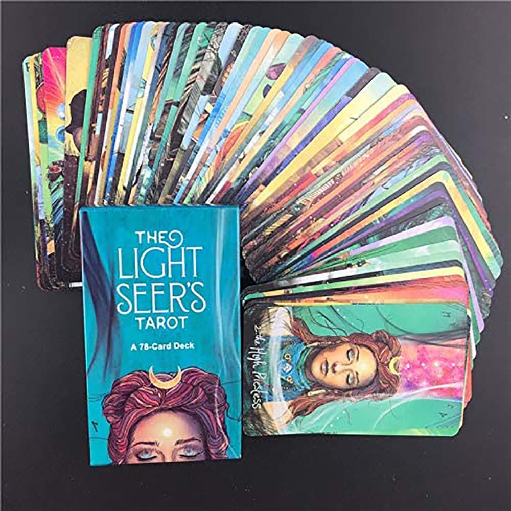 Buy Rolhaa Tarot Cards Light Seer's Oracle 78 Card Deck for Family Deck ...