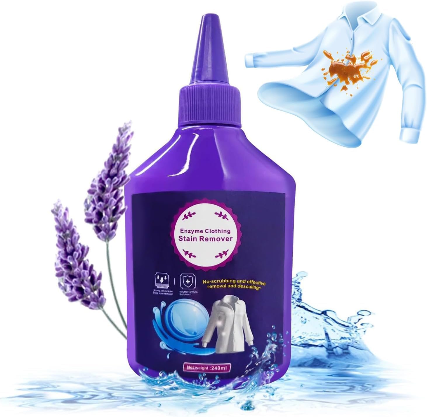 Amazon.com: Laundry Stain Remover, Removes All types of Stains, Wine ...