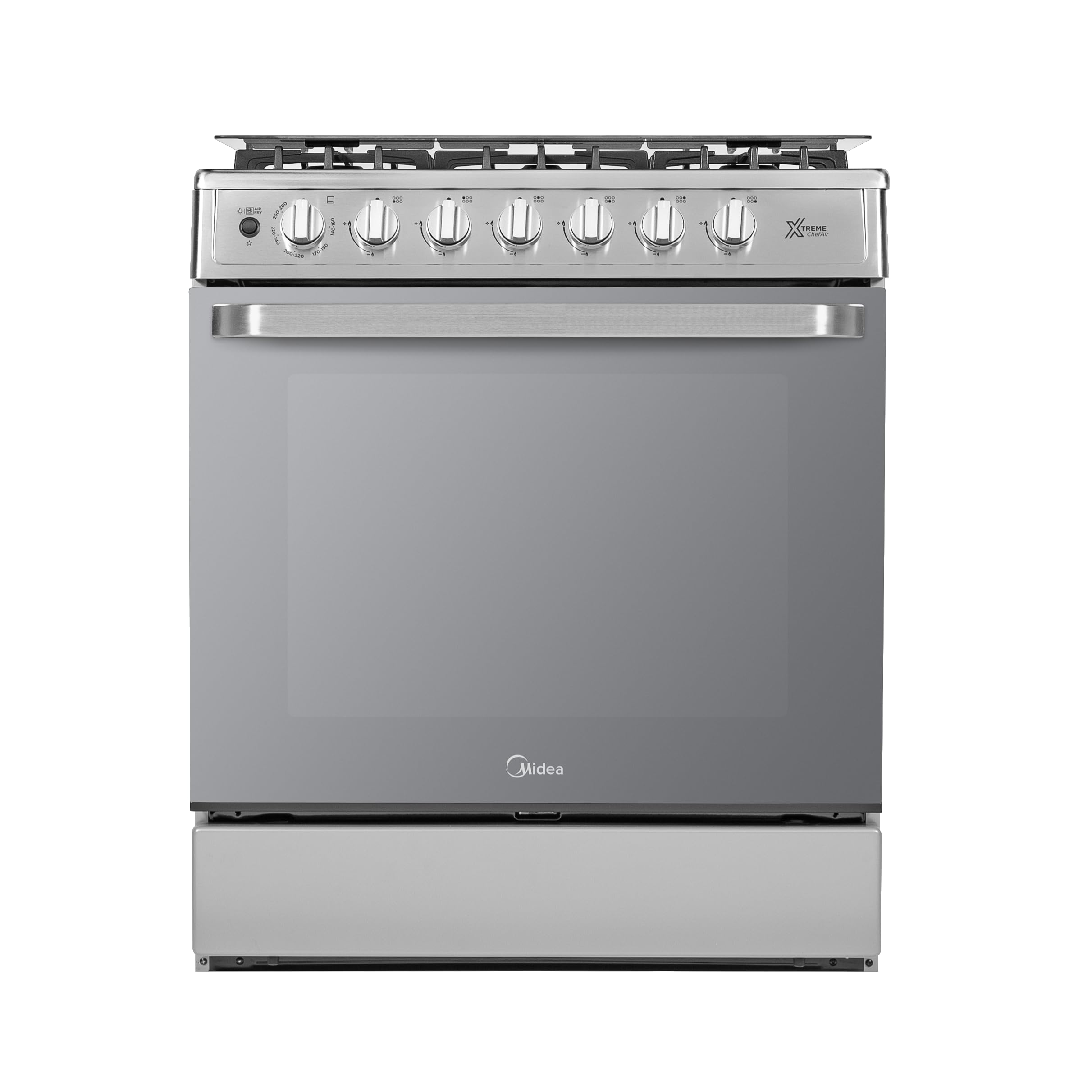 Midea MGS30FS1LEAMSS Estufa de piso con capelo 30" Xtreme Chef Air ...