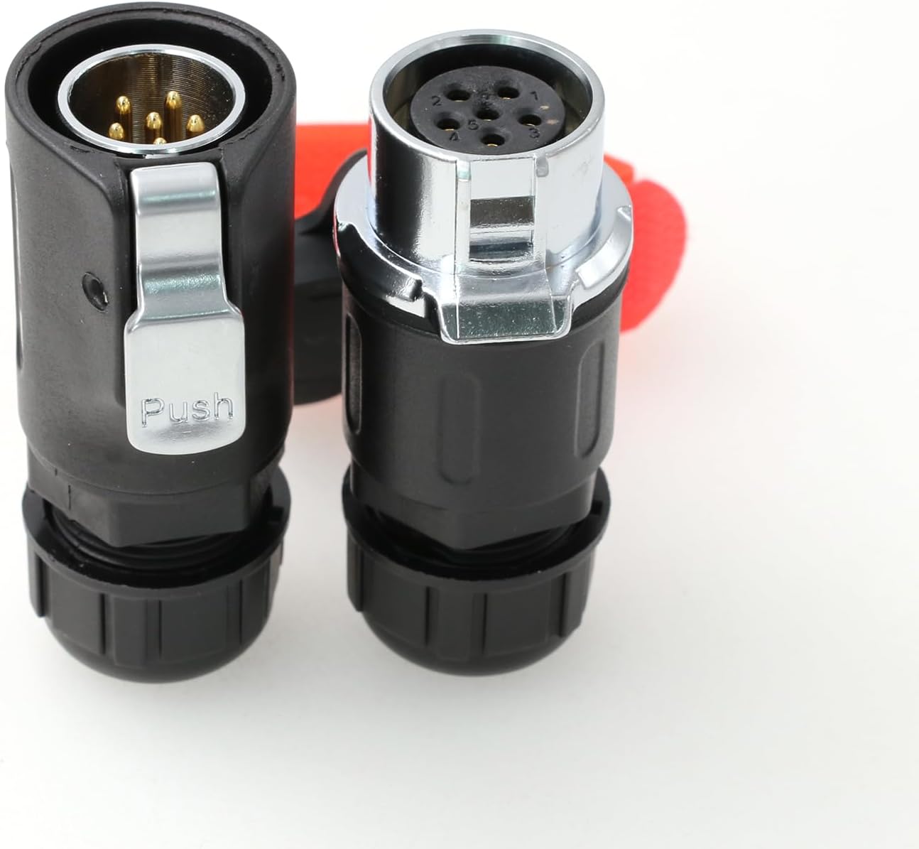 Amazon.com : DRRI LP20 Male 6 pin Connector Wire Cable Plug Female ...