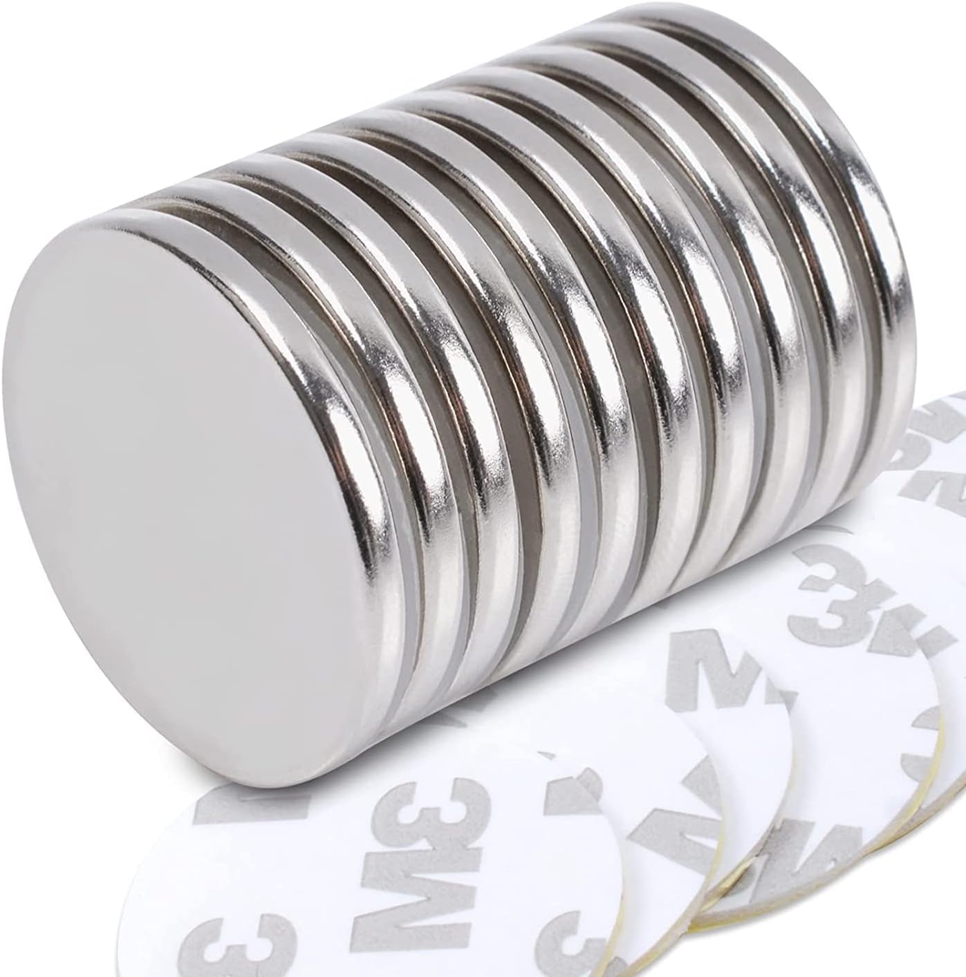 DIYMAG Strong Neodymium Bar Magnets with Double-Sided Adhesive, Rare Earth Neodymium Magnet - 60 ...