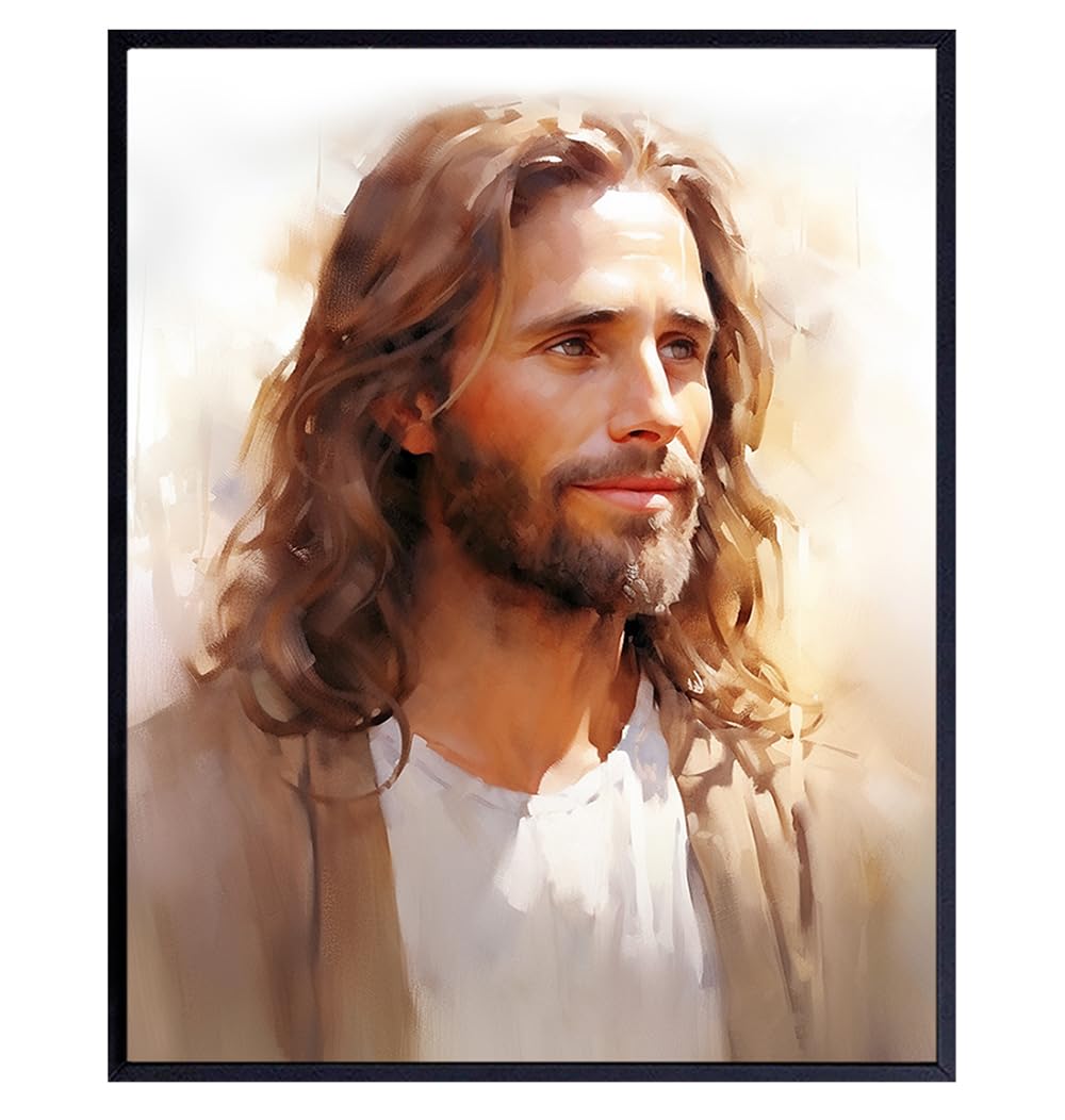 Amazon.com: inspiring Jesus Wall Art & Decor - Christian Gift for Women ...