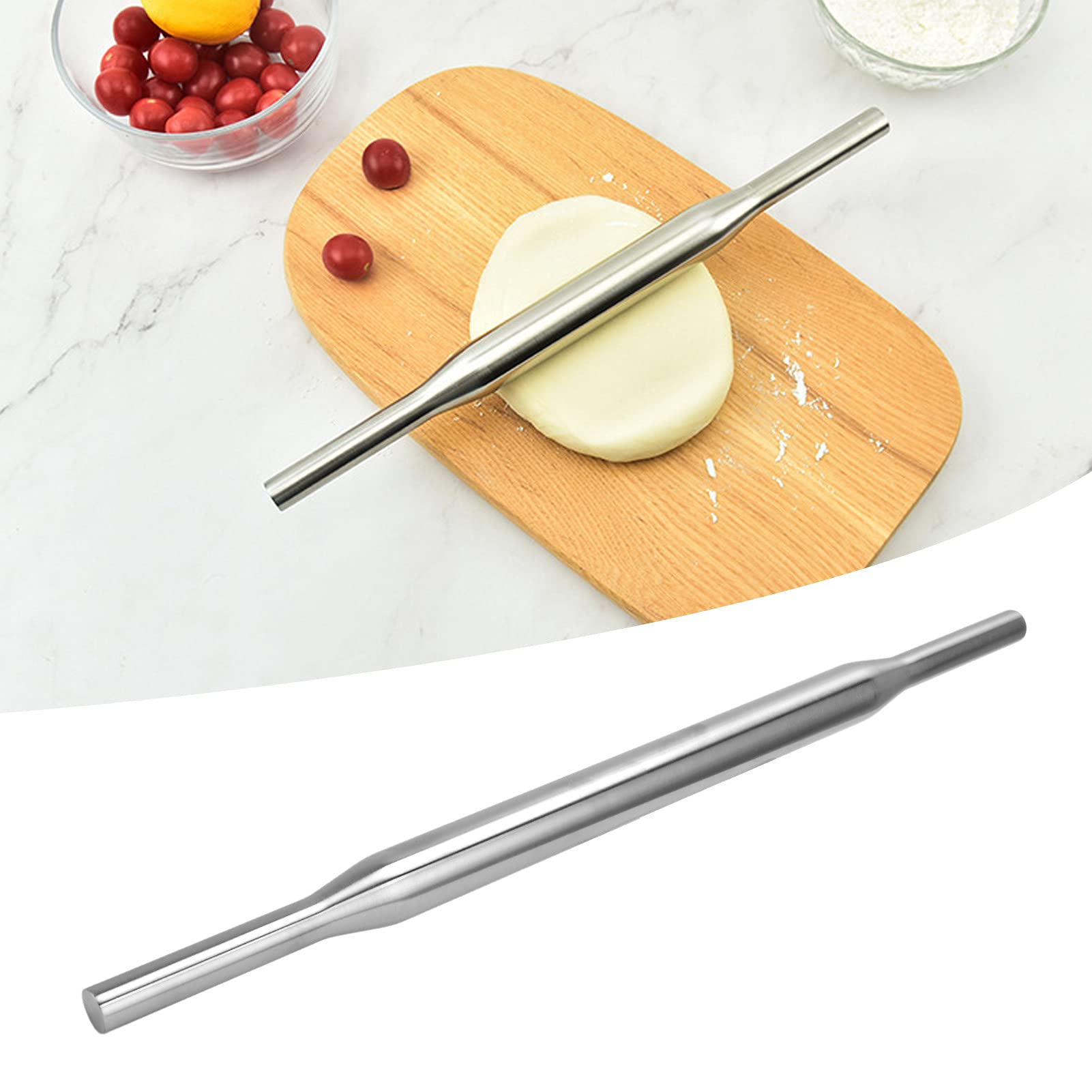 Snapklik.com : Rolling Pin, 304 Stainless Steel Rolling Pins For Baking ...