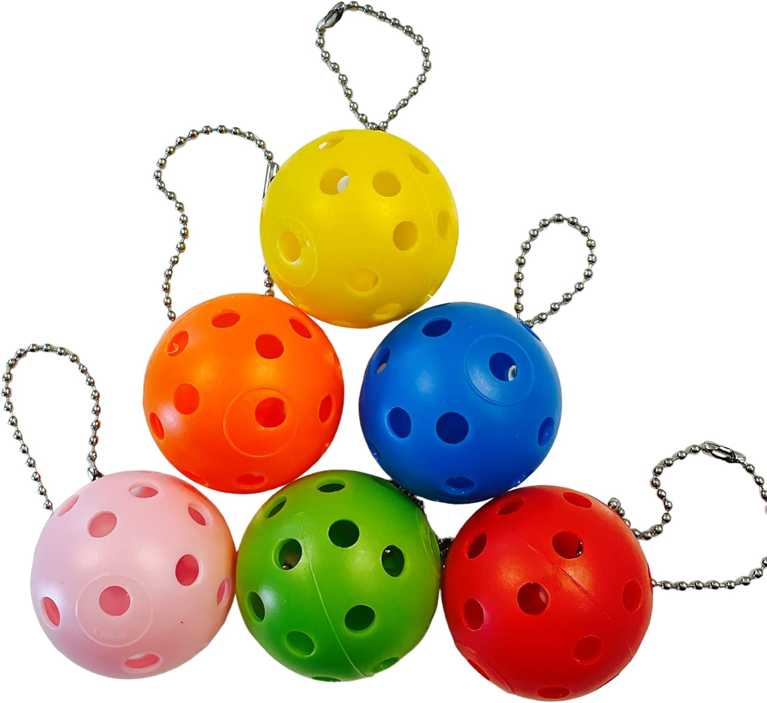 Amazon.com: Pickleball Marketplace - 6 - Pickleball Mini Keychains ...