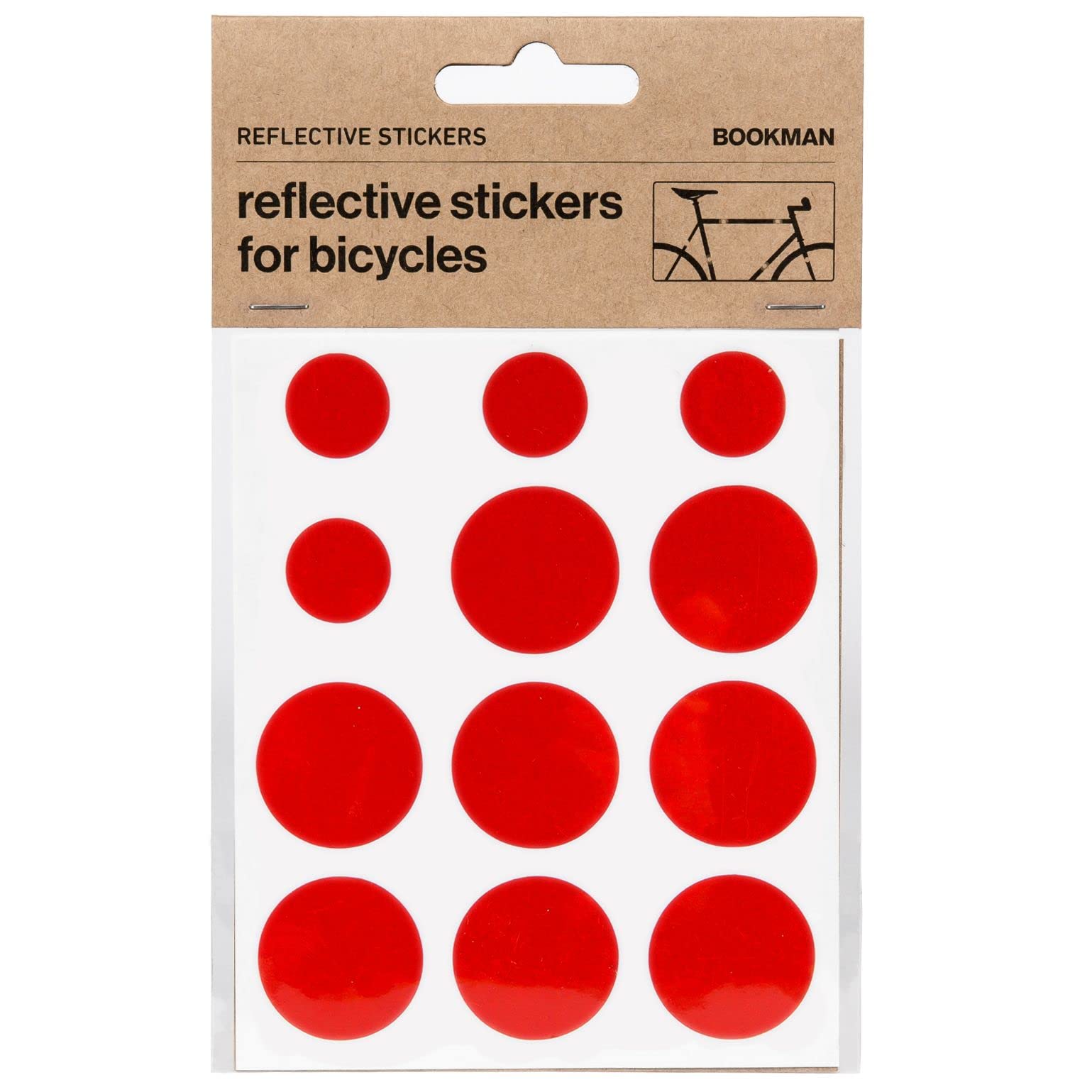 Bookman Sticky Reflectors Reflektierende Sticker : Amazon.de: Sport ...