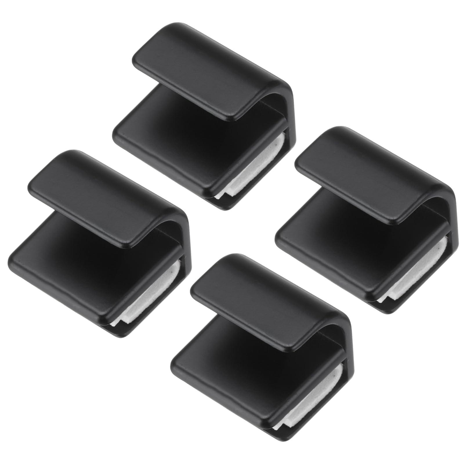 uxcell 4pcs Glass Door Pull Handles, Zinc Alloy Door Clips Pull Handles ...