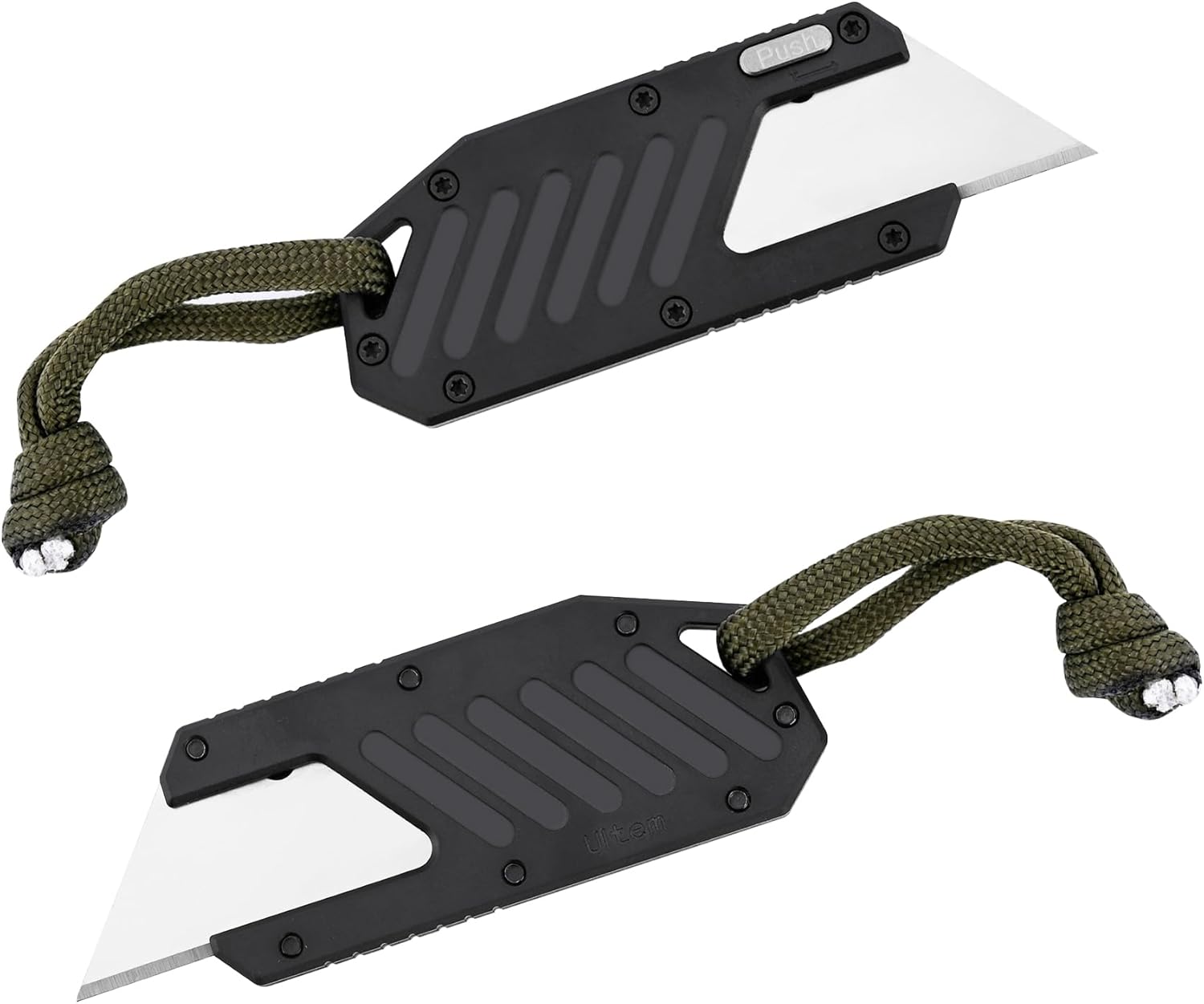 Ultem Utility Knife Pocket Box Cutter Retractable Razor Blade Knives ...