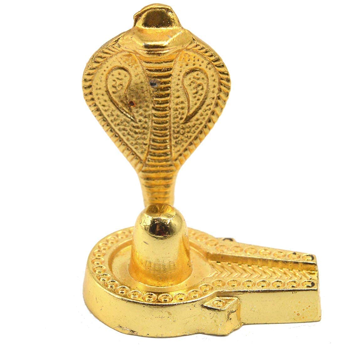 Buy Radhna Indian Traditional Indian Shivling with Naag Gold Plated ...