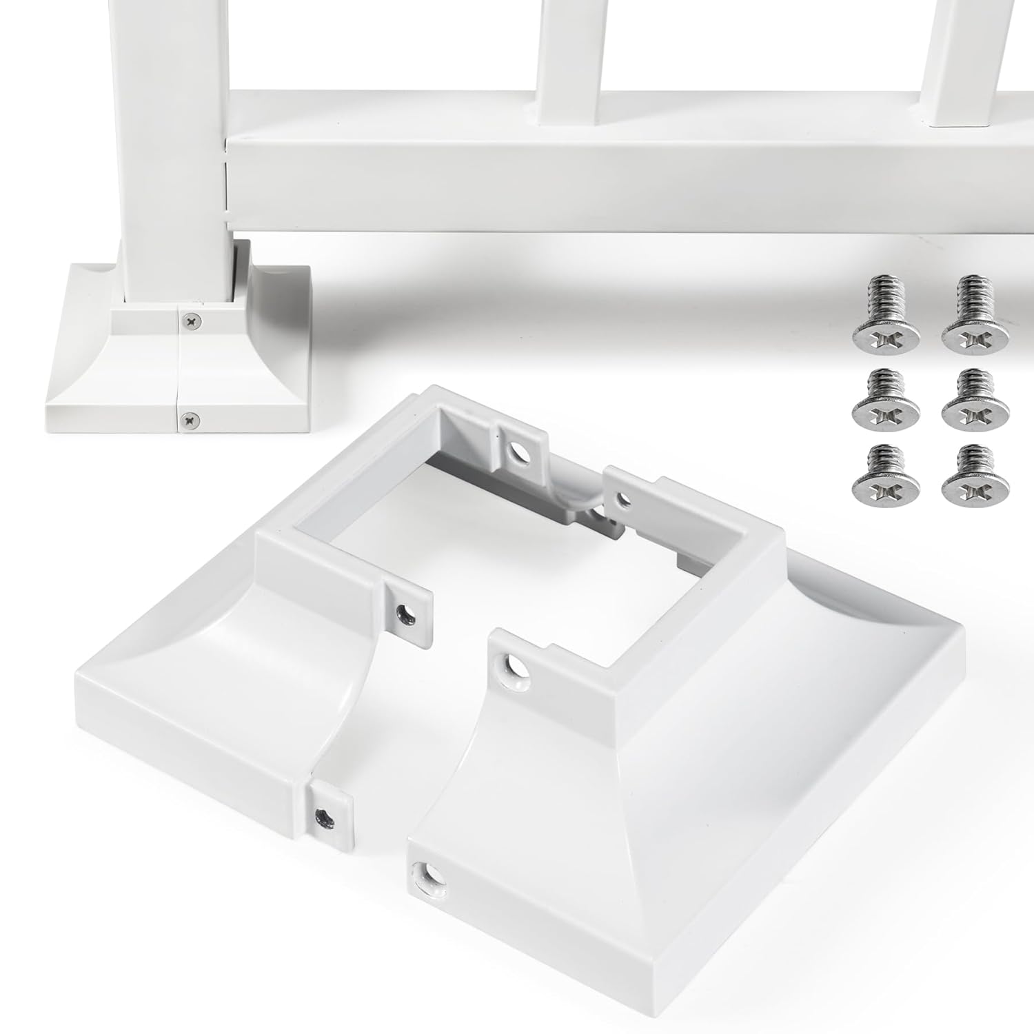 Epcee 8pcs Post 2" Aluminum Deck Post Base Cover, Post Skirt, Handrail ...