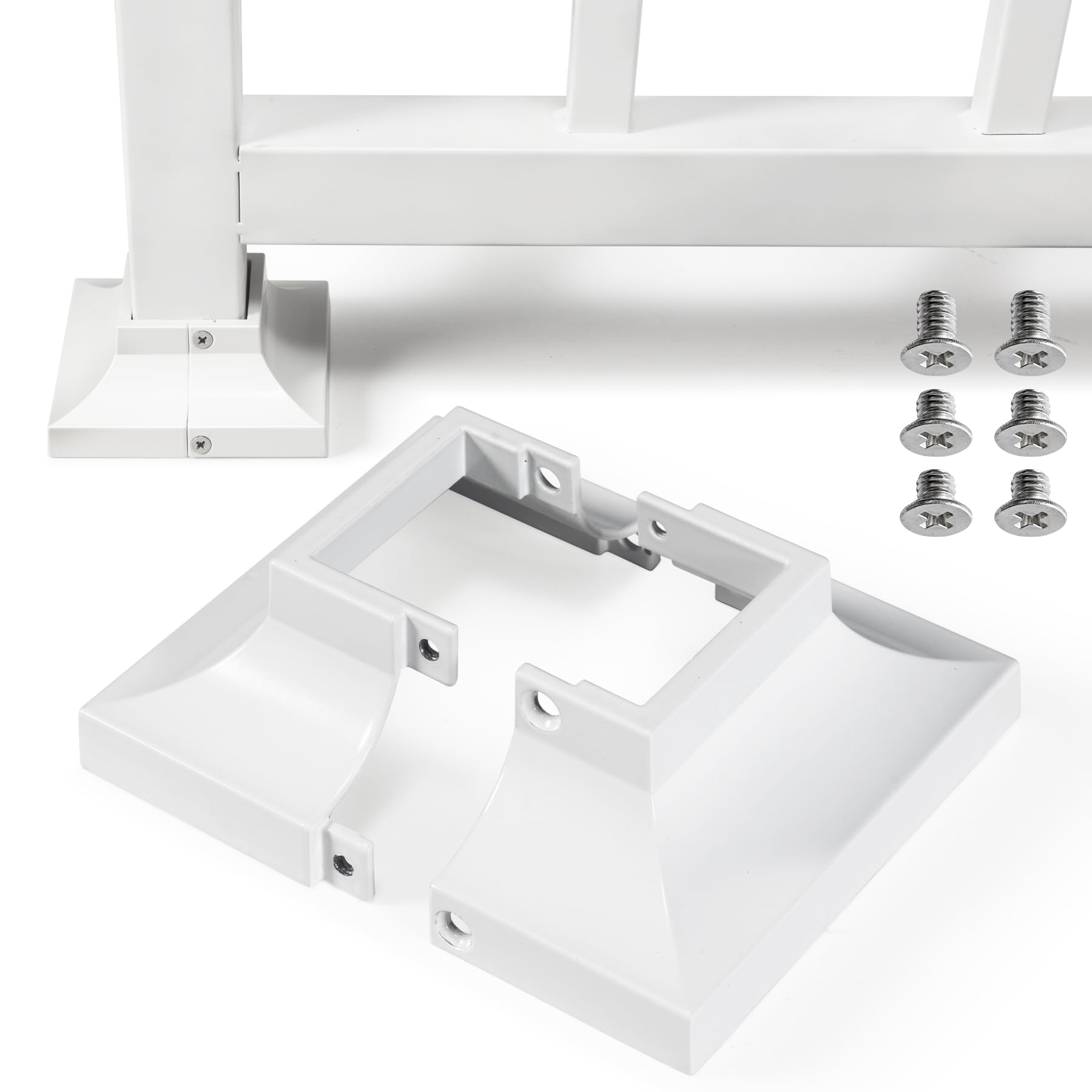 Snapklik.com : Epcee 8pcs Post 2" Aluminum Deck Post Base Cover, Post ...