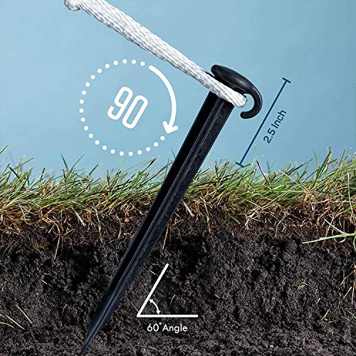 Plastic Stakes For Inflatables 7" [Set of 12] Replacement - Want It All