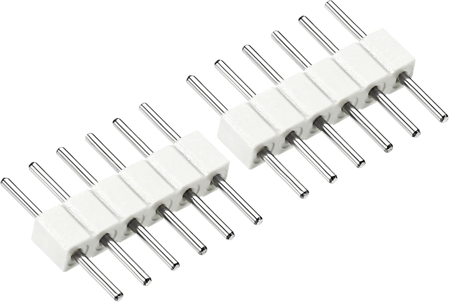 PATIKIL 6 Pin to 6 Pin LED Strip Connector, 10 Pcs Solderless Light Bar ...